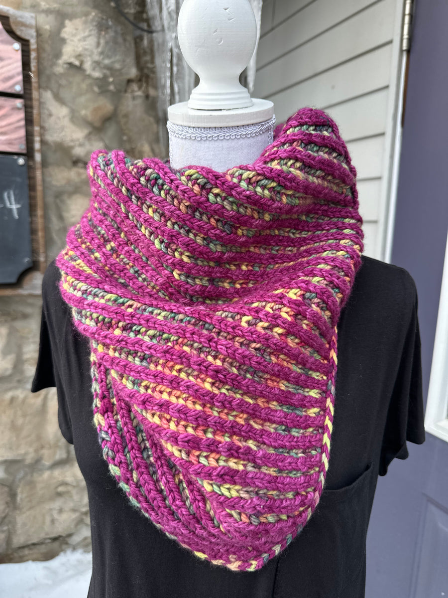 Plumped Up Cowl - Malabrigo Chunky – The Needle Emporium